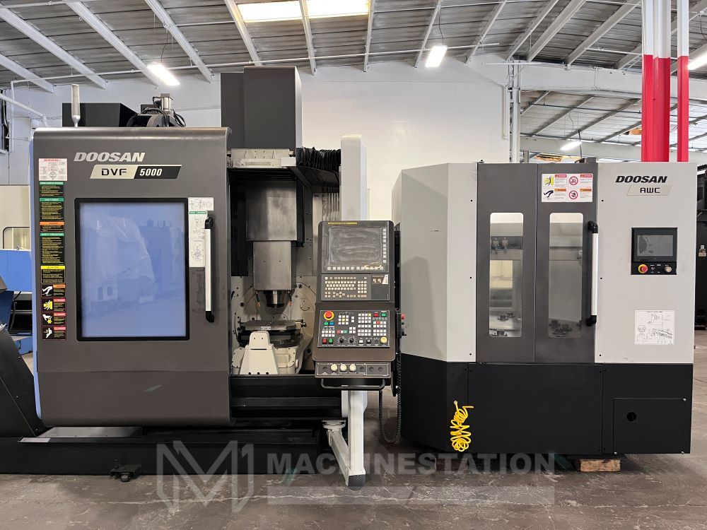 Doosan DVF-5000 6AWC 5 Axis CNC Vertical Machining Center - MachineStation India